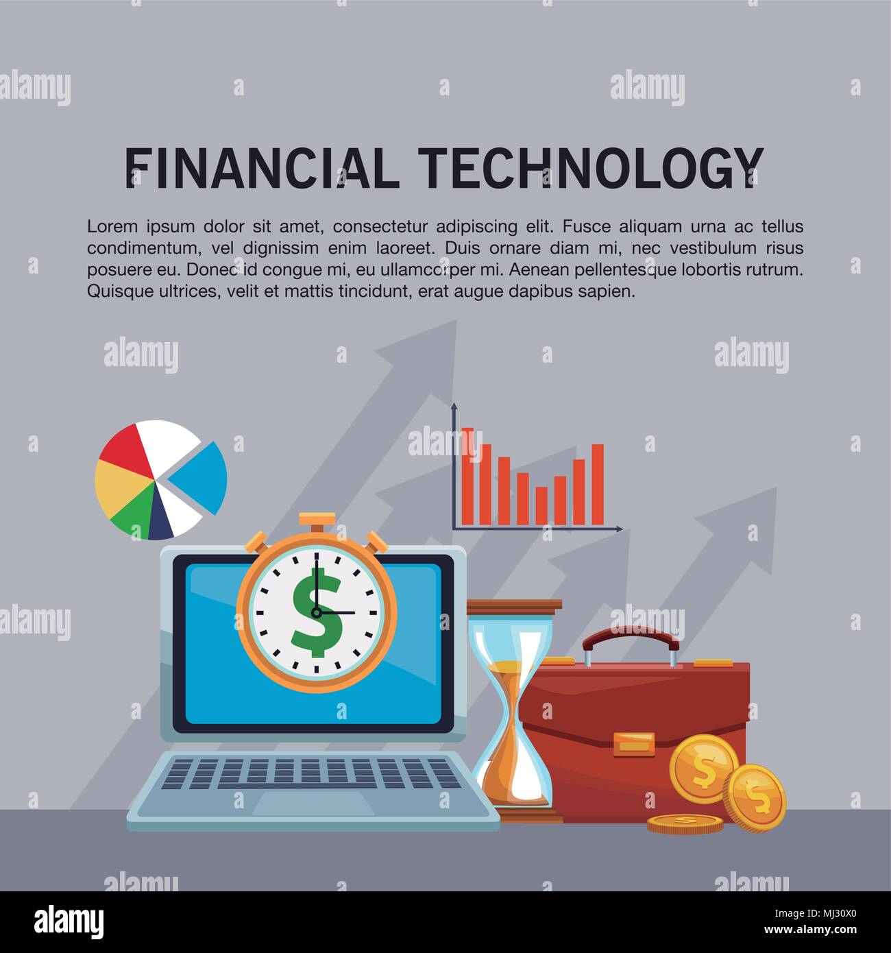 Financial technology infographic Stock Vector Image & Art - Alamy