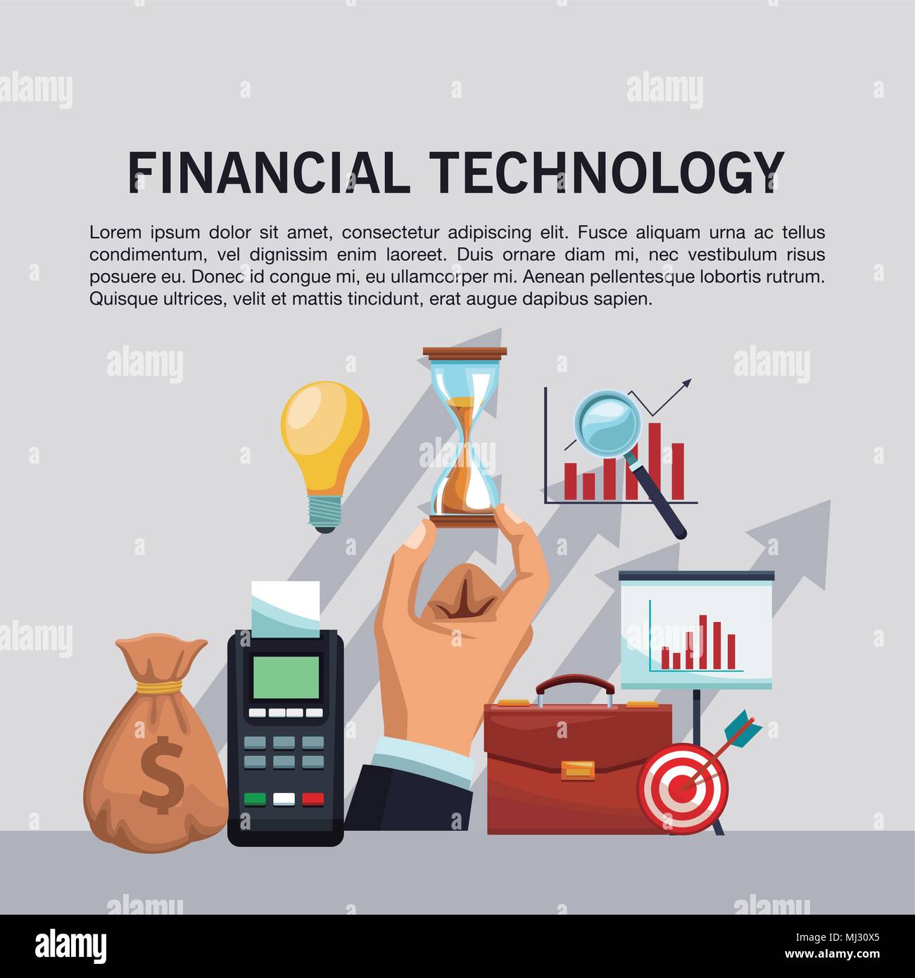 Financial technology infographic Stock Vector Image & Art - Alamy