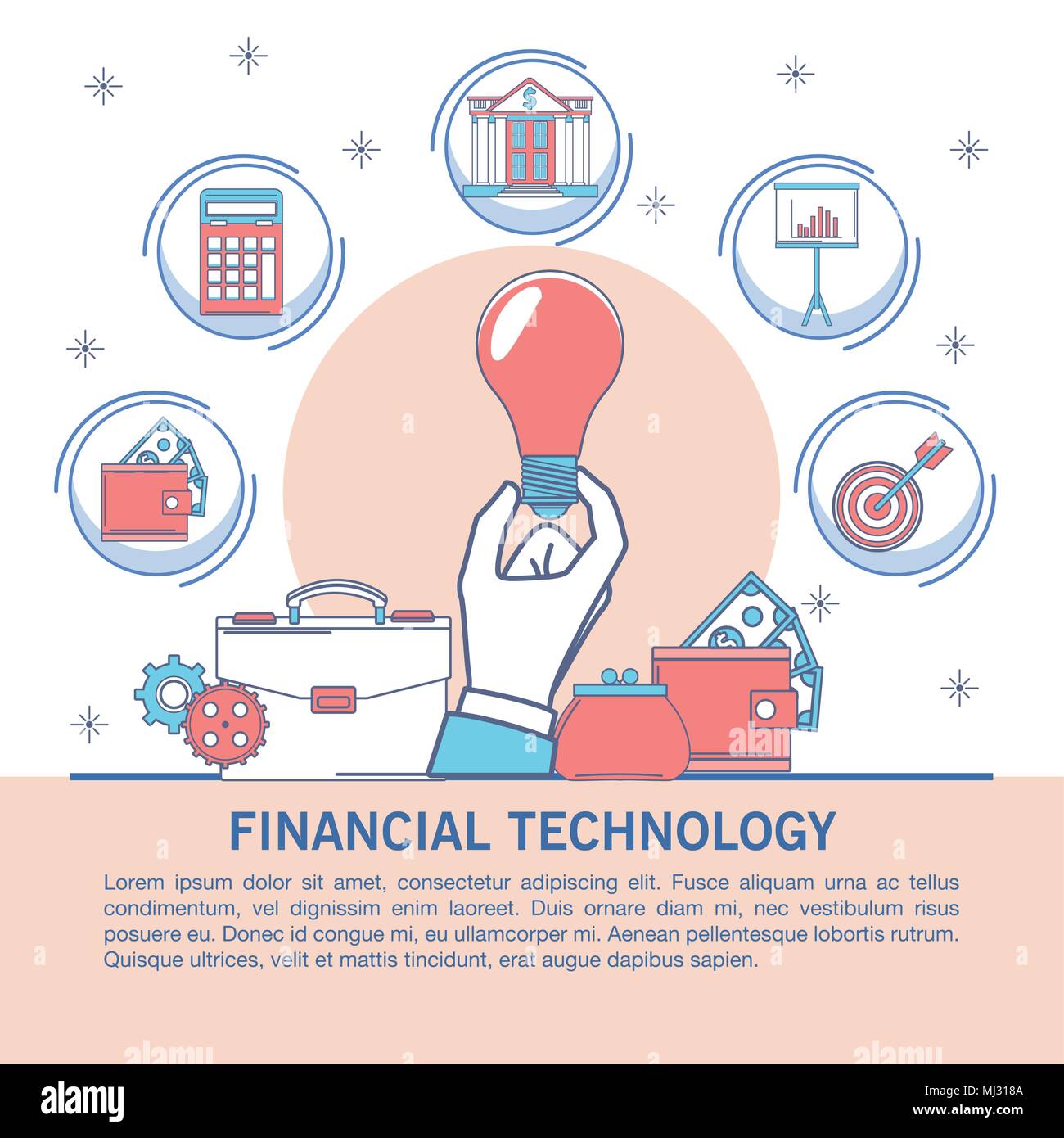 Financial technology infographic Stock Vector Image & Art - Alamy
