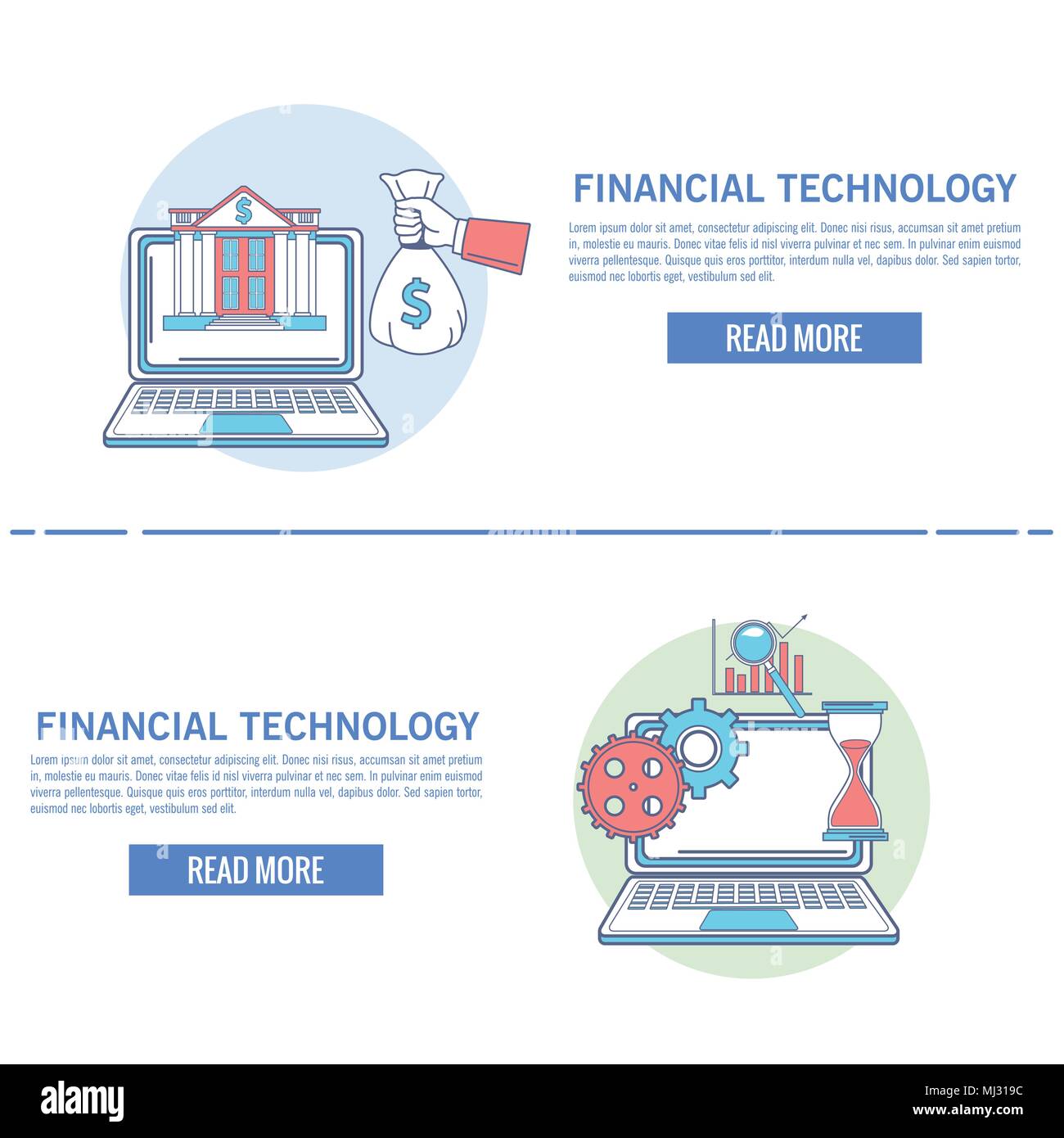 Financial technology infographic Stock Vector Image & Art - Alamy