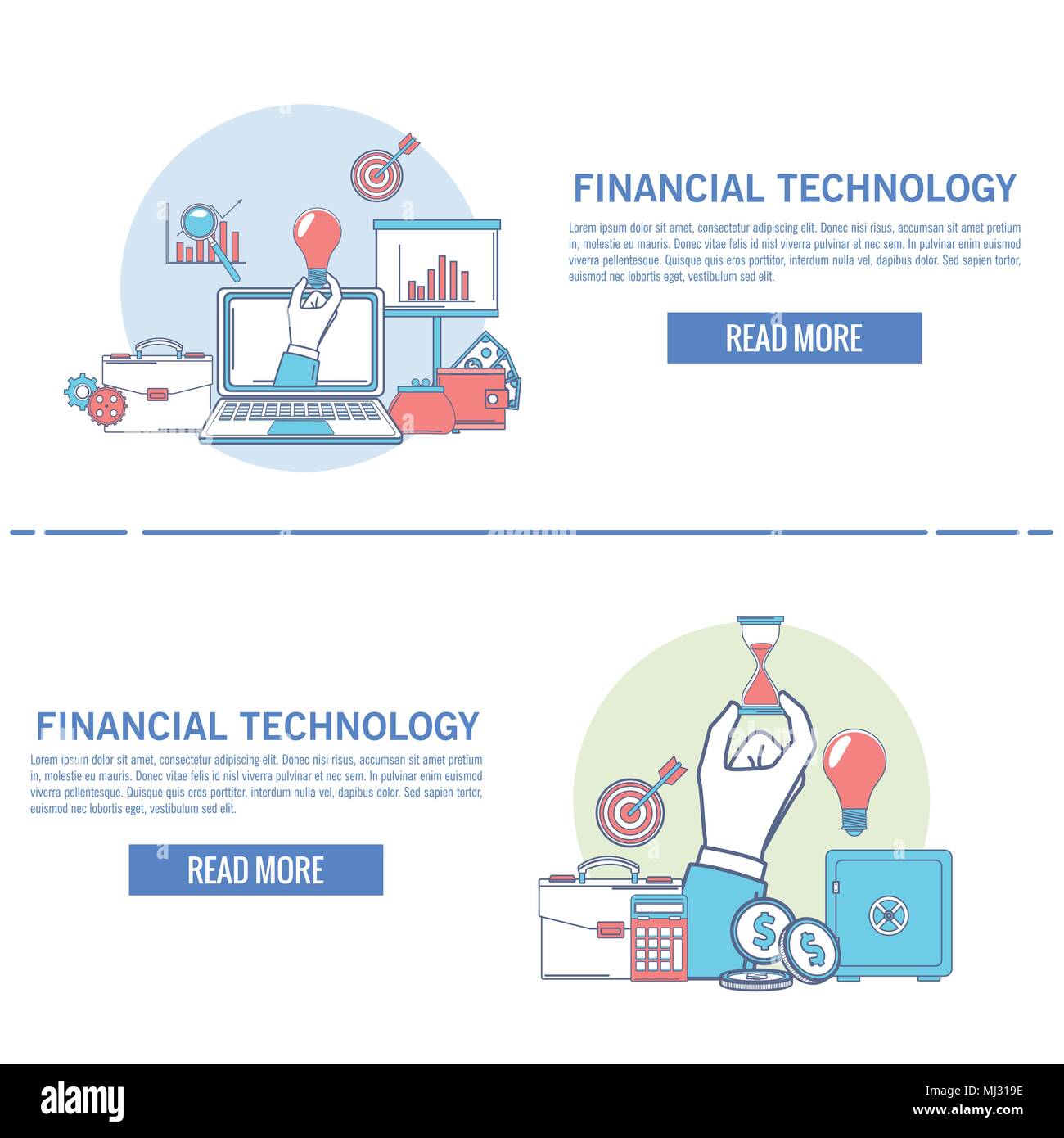 Financial technology infographic Stock Vector Image & Art - Alamy