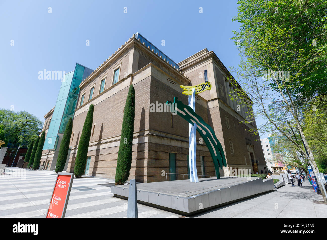 Portland, Oregon, USA - April 26, 2018 : Portland Art Museum, Variety ...