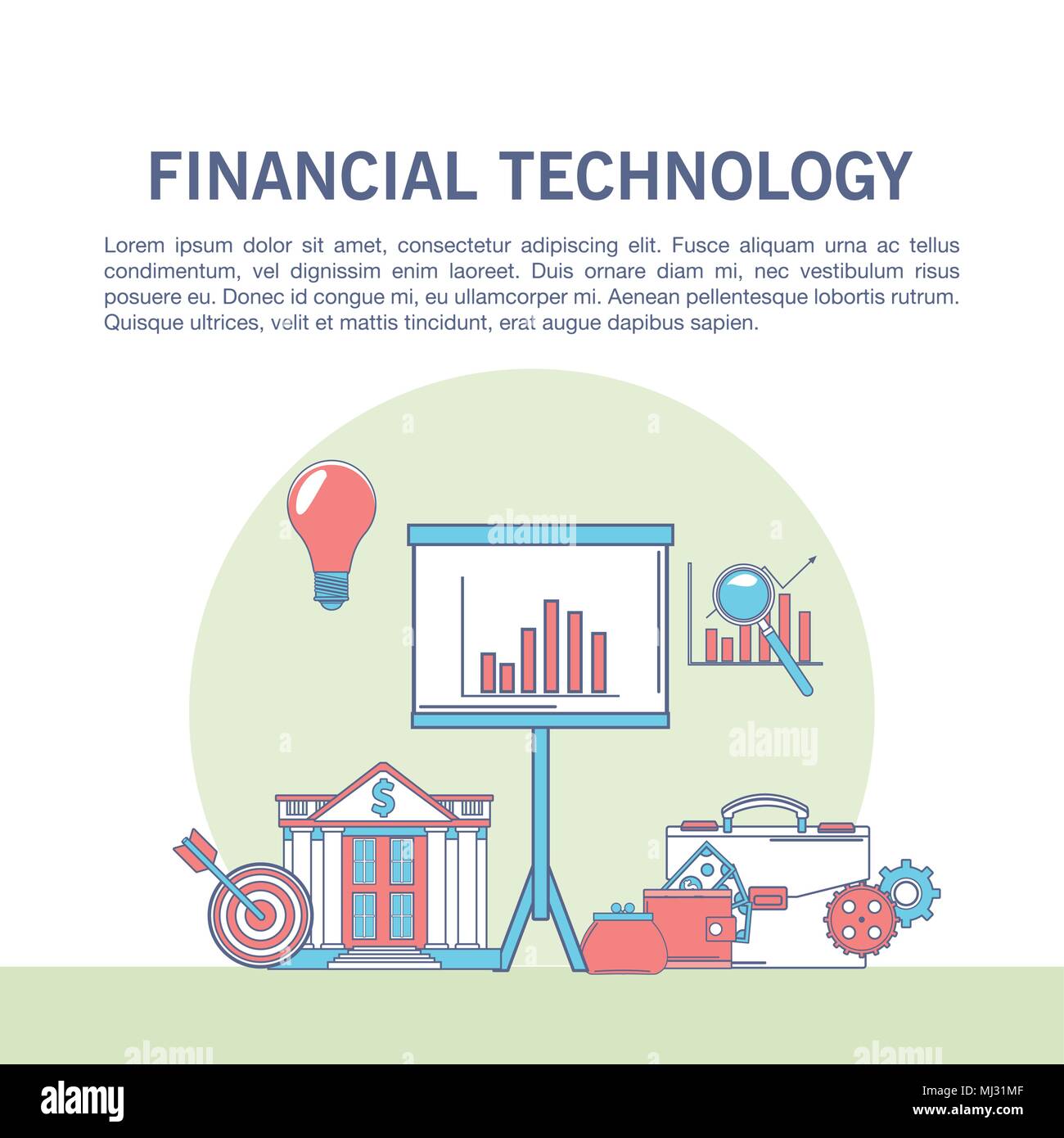 Financial technology infographic Stock Vector Image & Art - Alamy