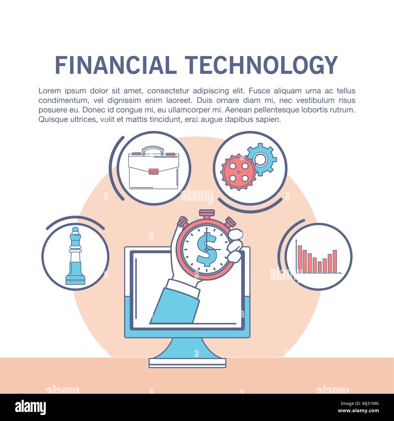 Financial technology infographic Stock Vector Image & Art - Alamy