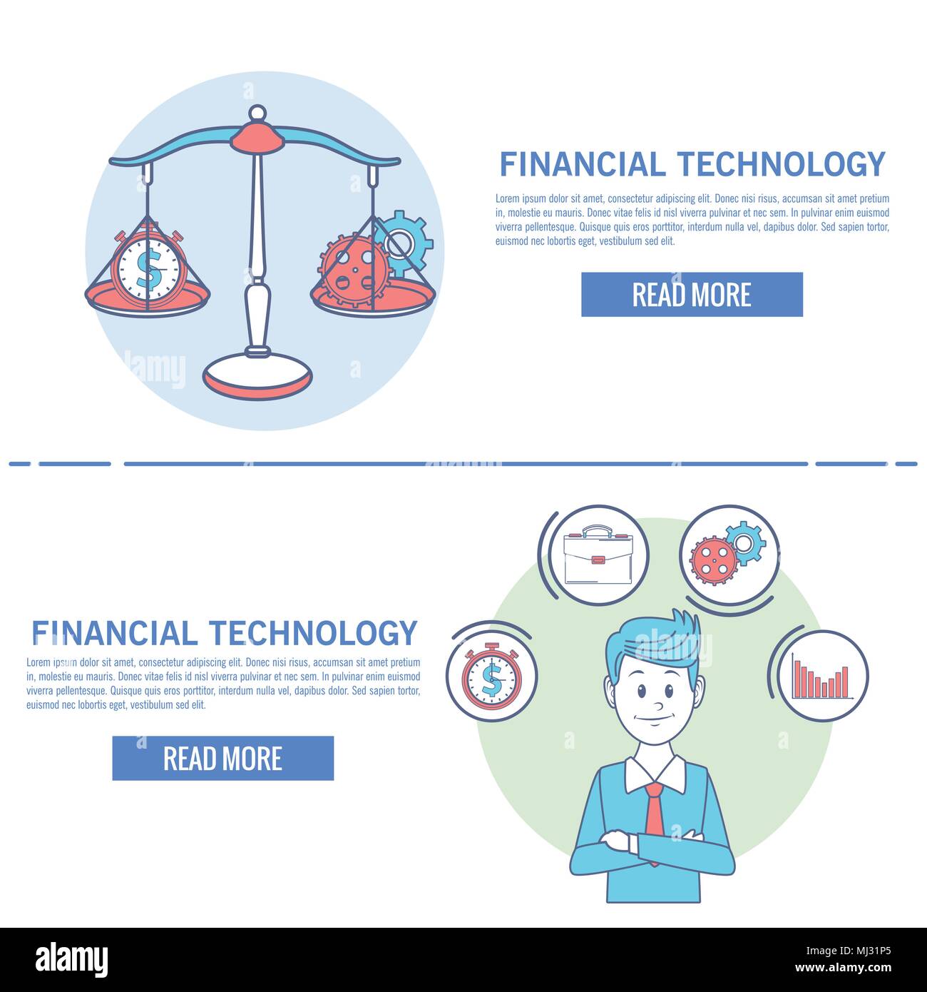 Financial technology infographic Stock Vector Image & Art - Alamy