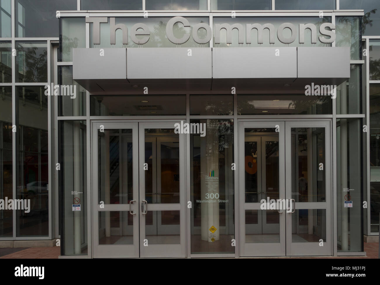 the Commons community event space in Columbus Indiana Stock Photo - Alamy