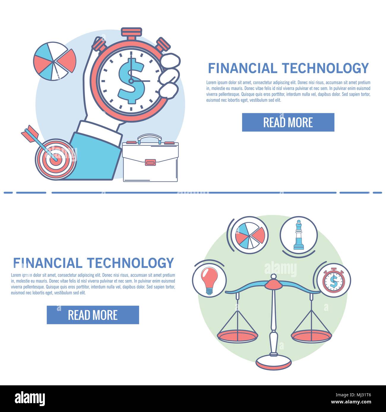 Financial technology infographic Stock Vector Image & Art - Alamy