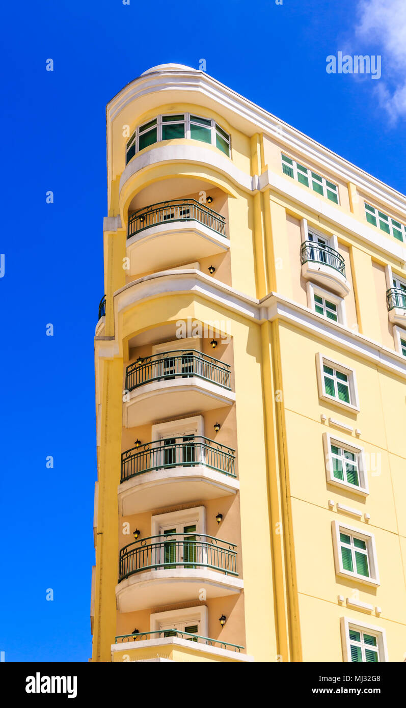 Modern Condo Building in Old San Juan, Puerto Rico Stock Photo - Alamy