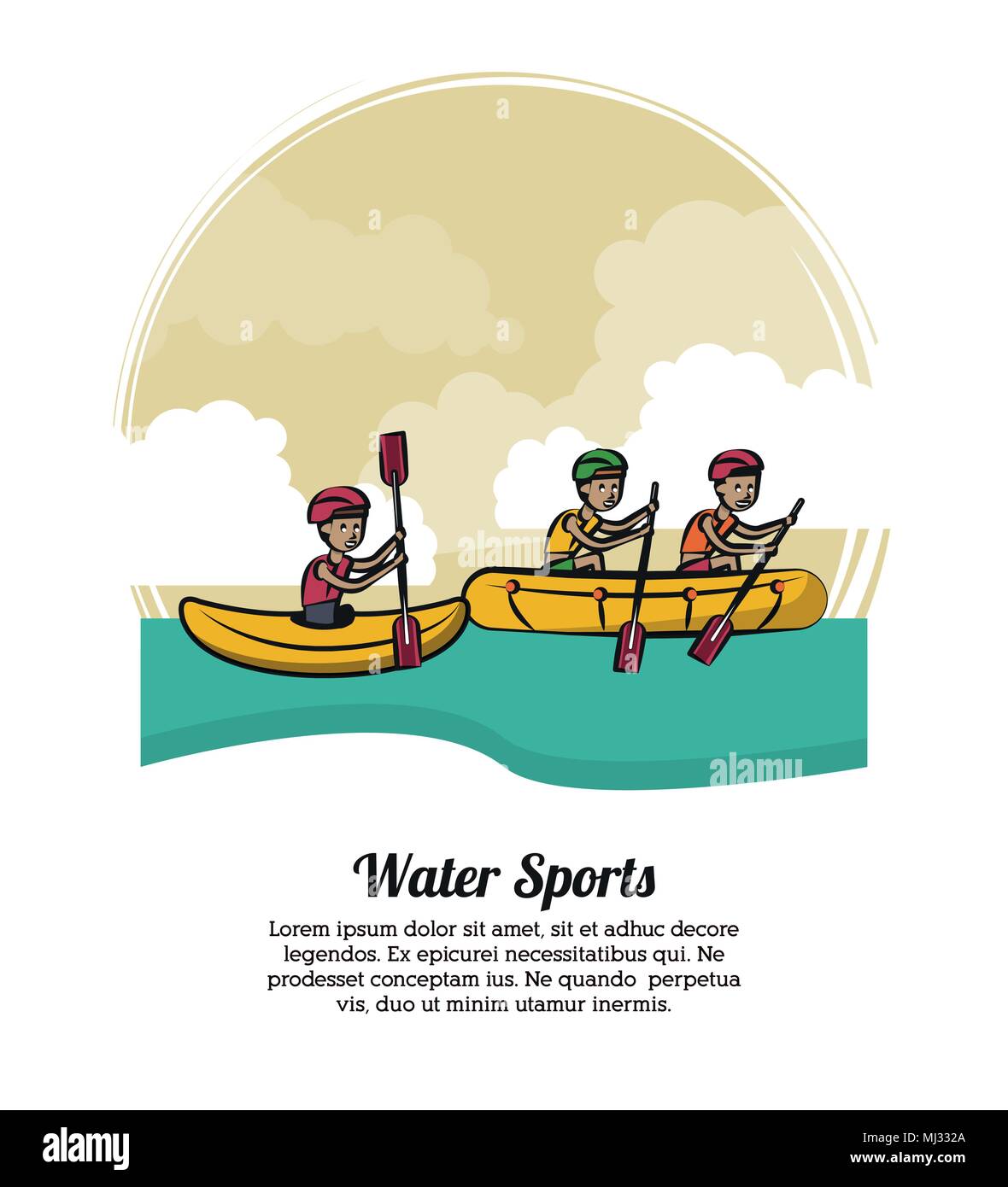 Water sports banner Stock Vector Image & Art - Alamy