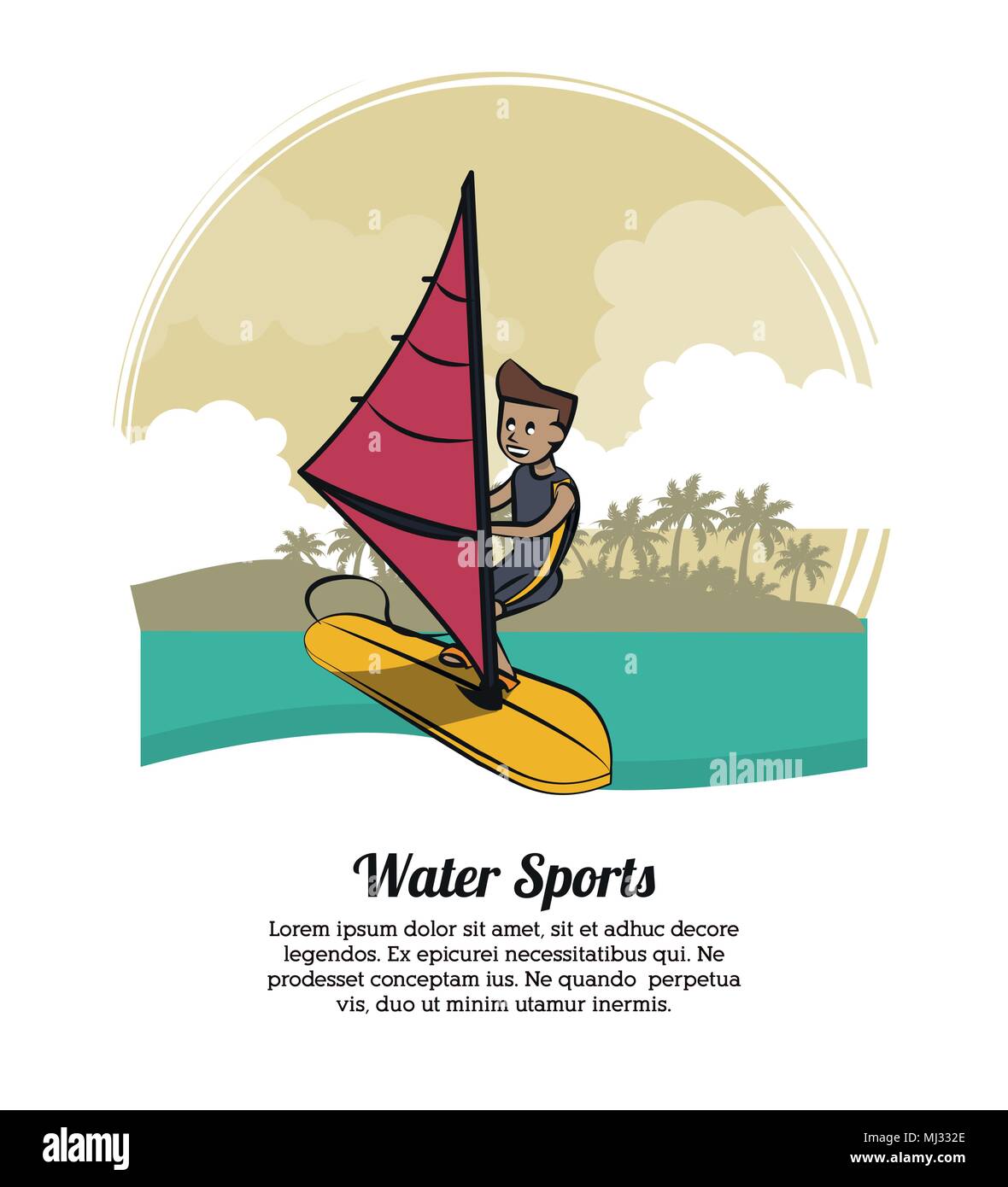 Scenic sports Stock Vector Images - Alamy