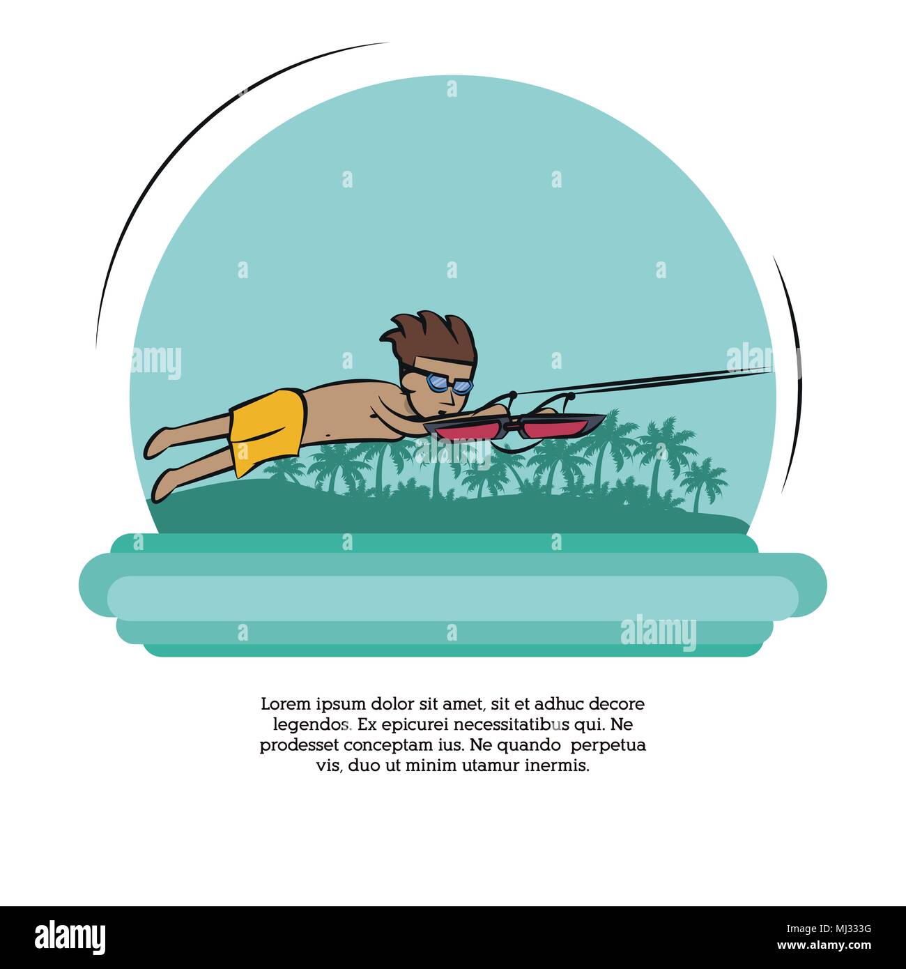 Water sports banner Stock Vector Image & Art - Alamy