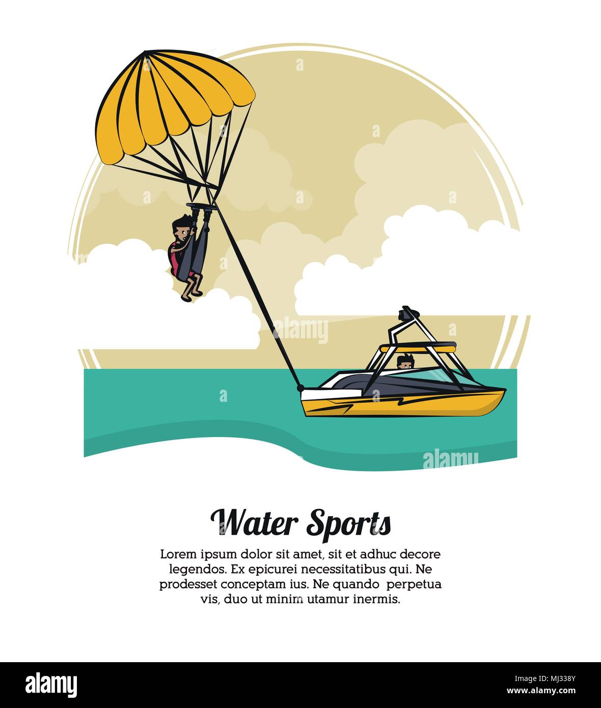 Water sports banner Stock Vector Image & Art - Alamy