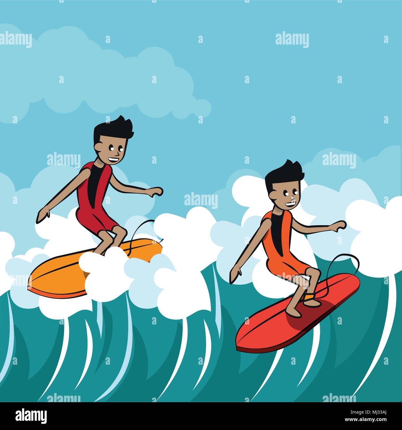 Summer water sport concept Stock Vector Image & Art - Alamy