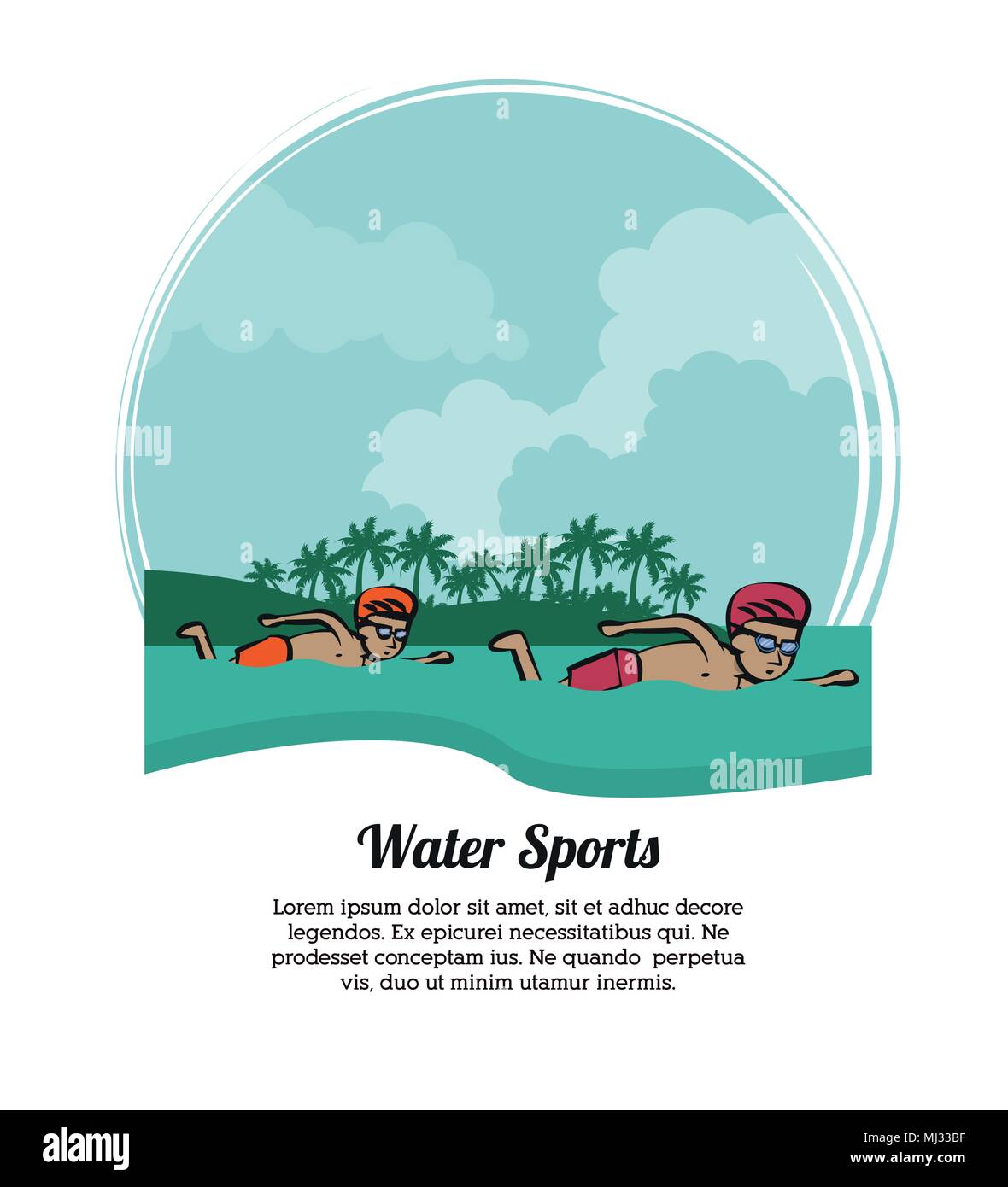 Water sports banner Stock Vector Image & Art - Alamy