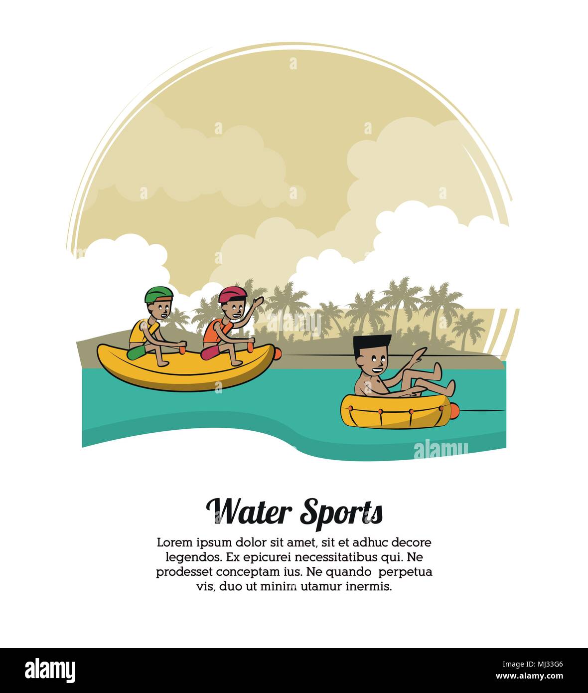 Water sports banner Stock Vector Image & Art - Alamy