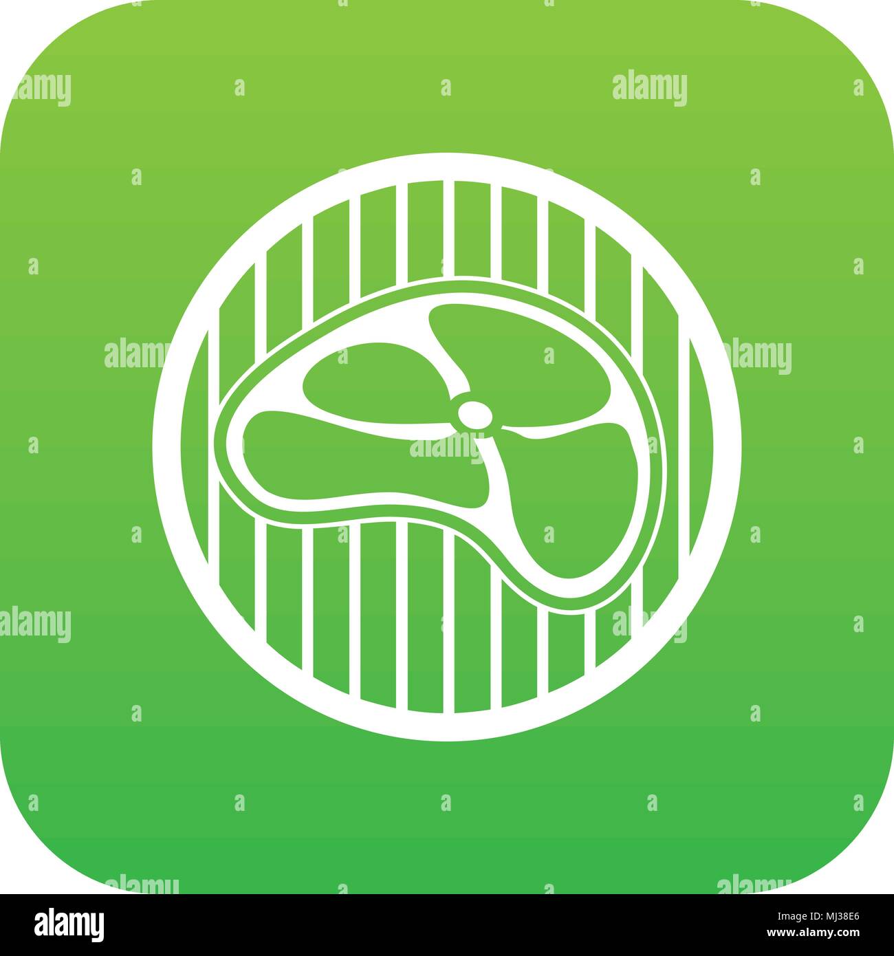 Steak icon digital green Stock Vector Image & Art - Alamy