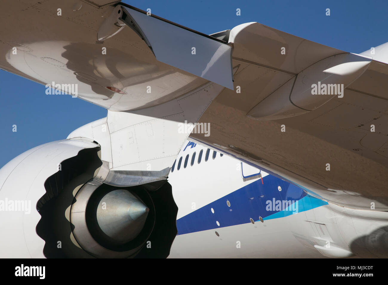 Wing & Engine of Boeing ANA 787-8 Aircraft Stock Photo - Alamy