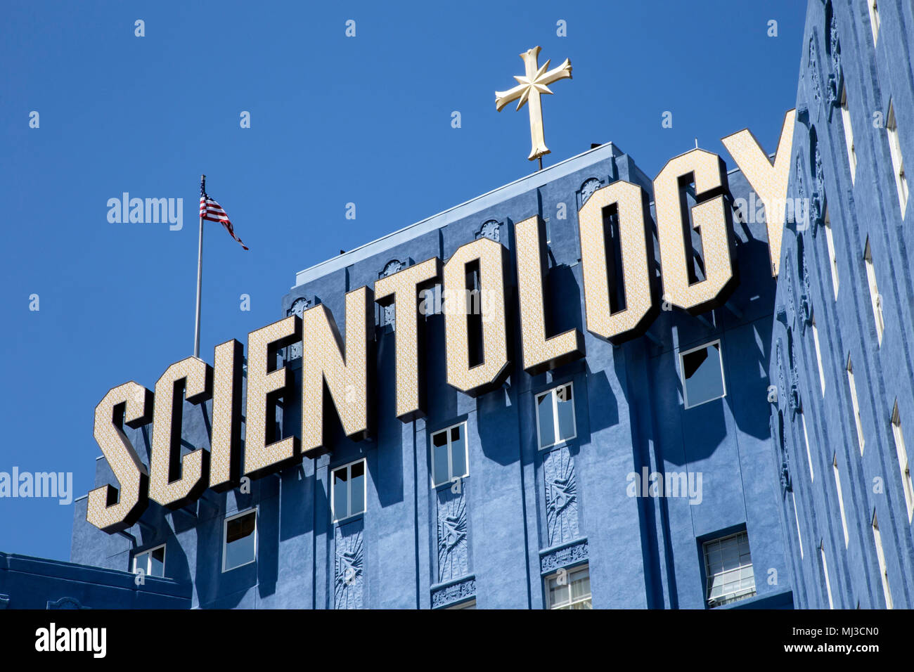 Church of scientology sign los angeles hi-res stock photography and ...