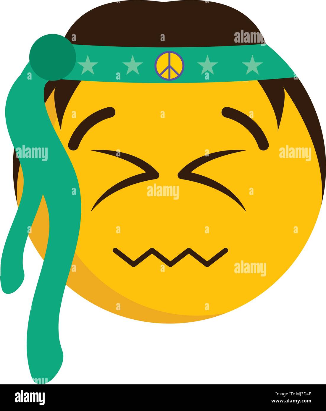 Face man closed eyes Stock Vector Images - Alamy