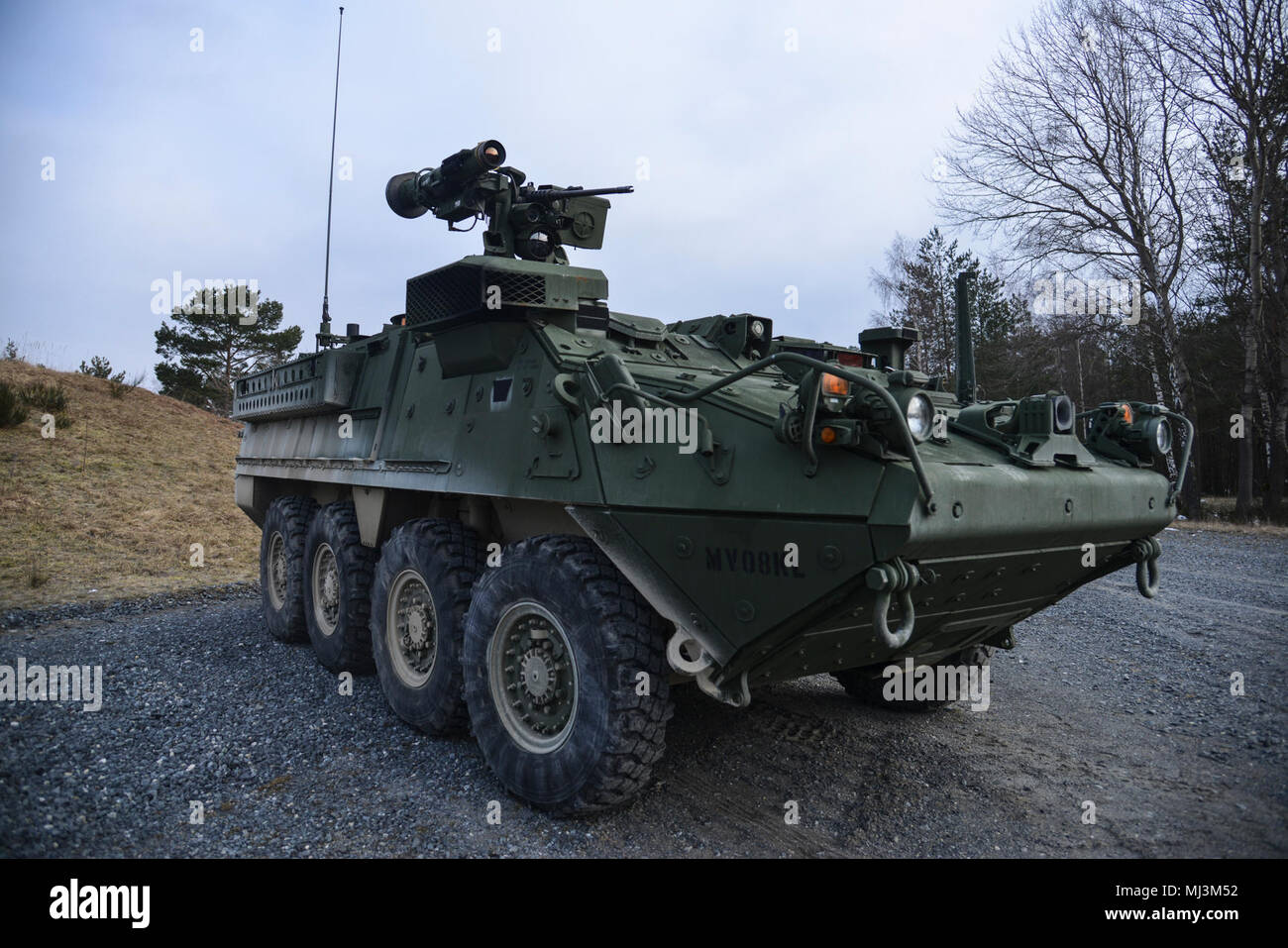 U.S. Soldiers with 4th Squadron, 2nd Cavalry Regiment (2CR) prepare to ...