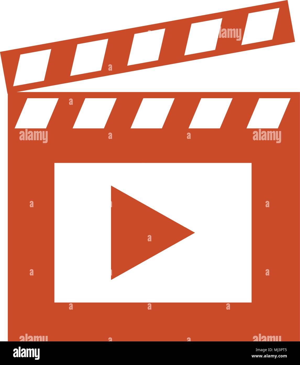 film movie clapper board image vector illustration Stock Vector Image ...