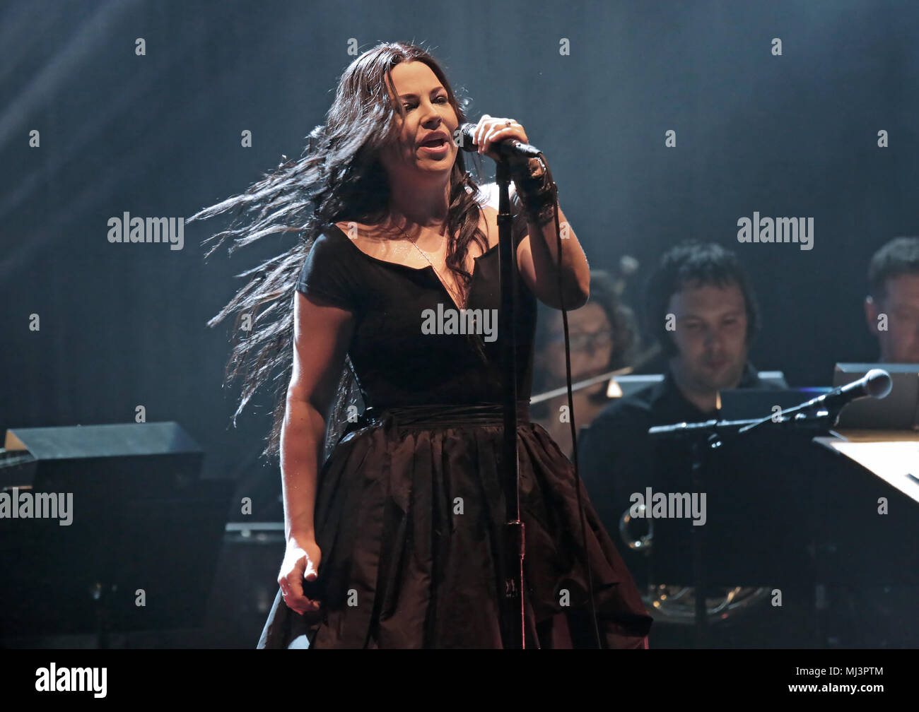 Evanescence performing live in concert at Manchester O2 Apollo ...
