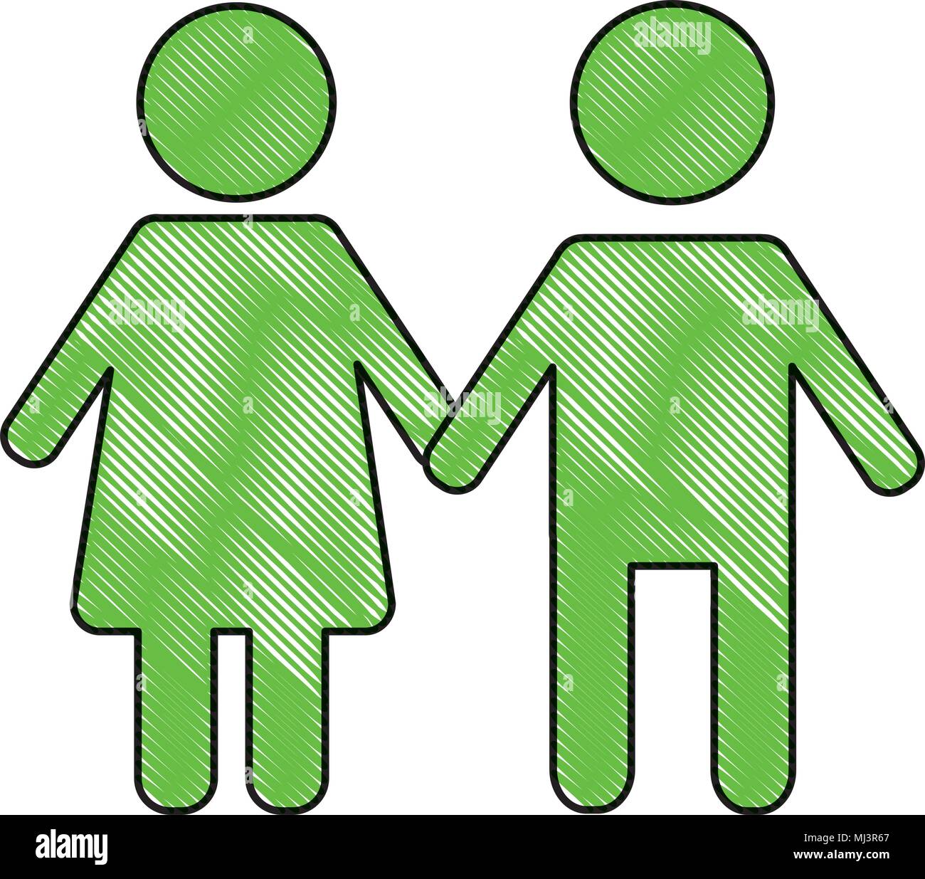 green pictogram children school zone symbol vector illustration drawing ...