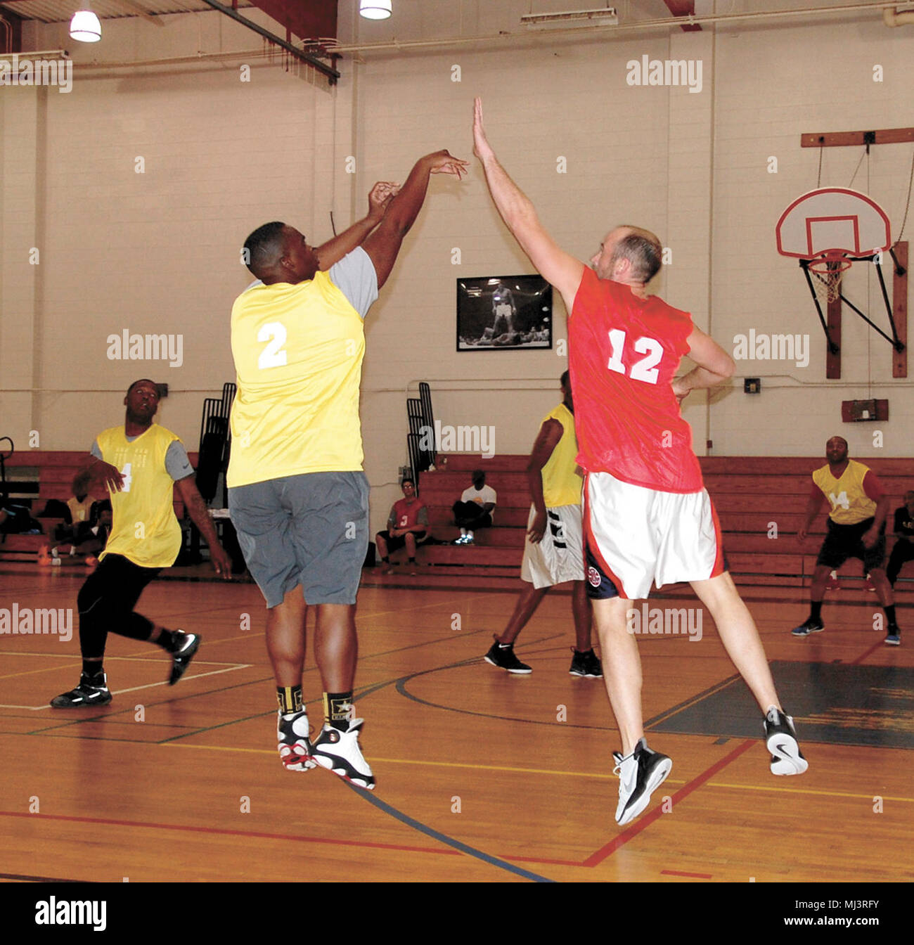 Fort polk intramural basketball championship hi-res stock photography ...