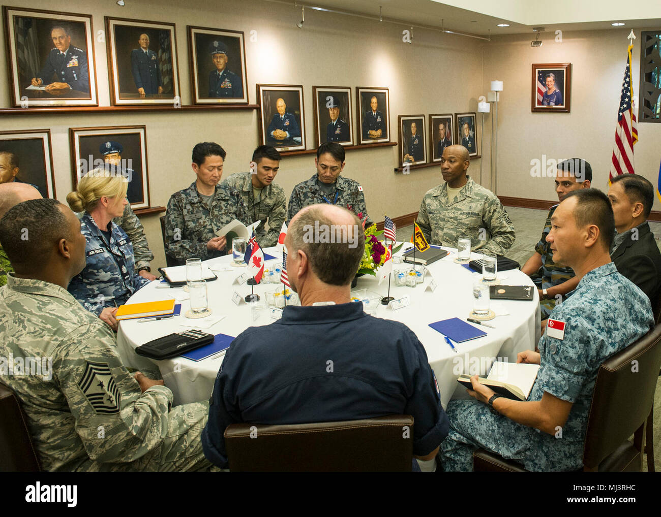 Chief Master Sergeant of the Air Force Kaleth O. Wright and Chief ...