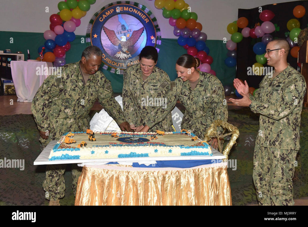CAMP LEMONNIER, Djibouti - Service members and base personnel attended ...