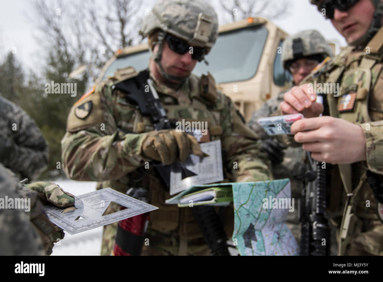 A Soldier with the 680th Engineer Company, 479th Engineer Battalion ...
