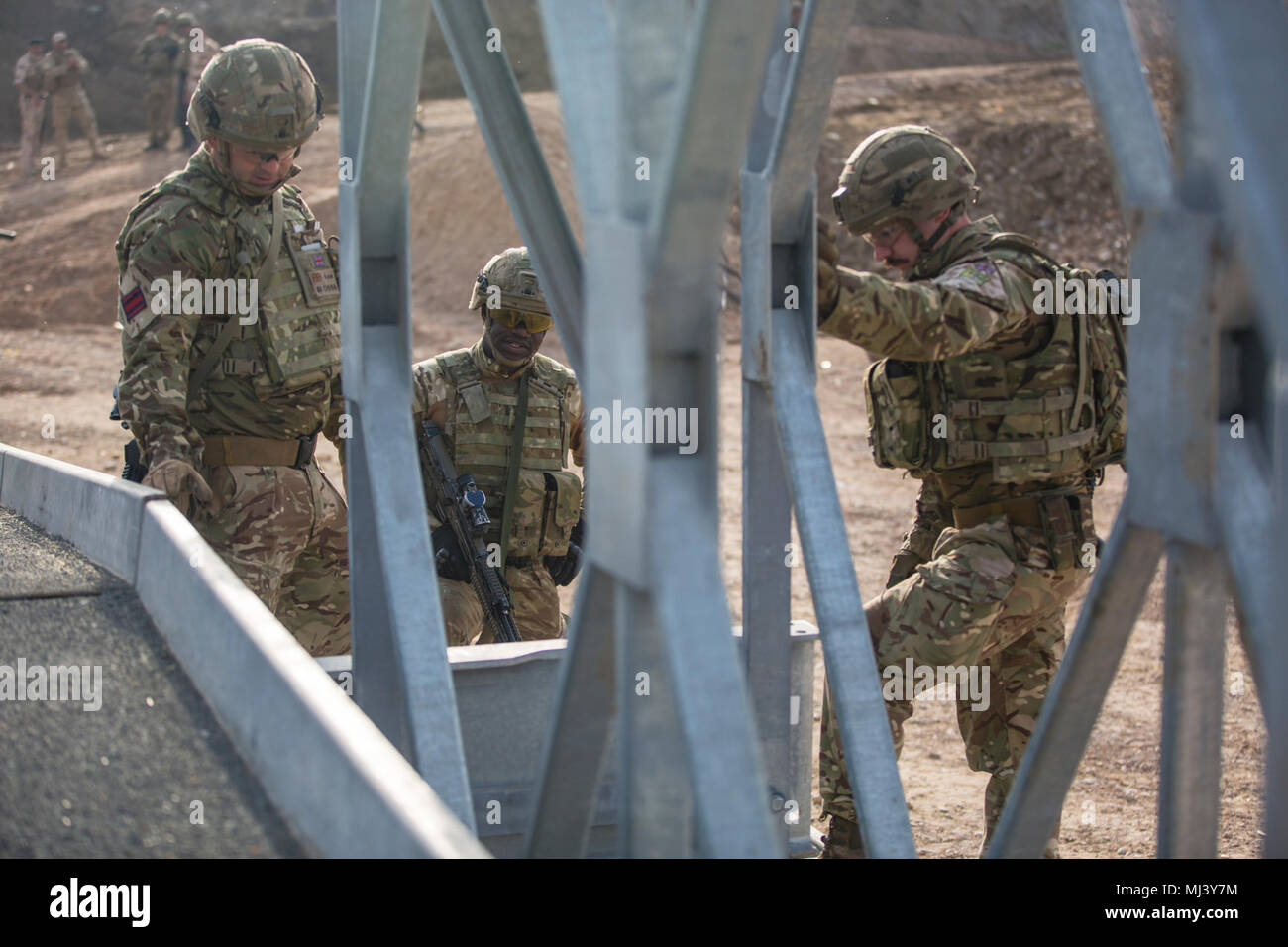 British soldiers, deployed in support of Operation Inherent Resolve ...