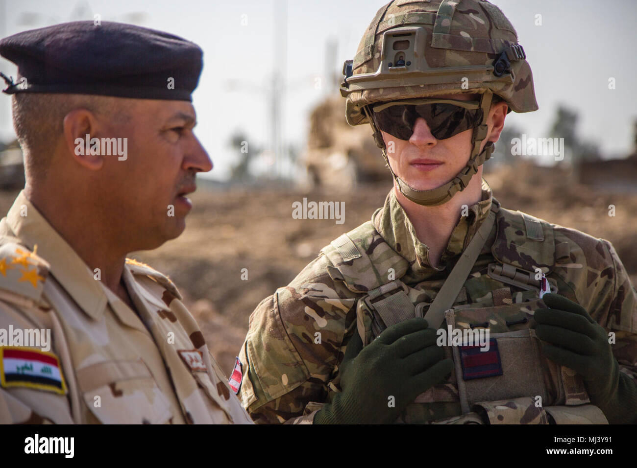 British soldier iraqi civilian hi-res stock photography and images - Alamy