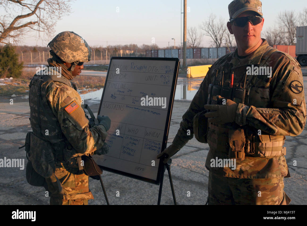 U.S. Army Reserve Soldier Sgt. Christopher Holmes, an Observer ...
