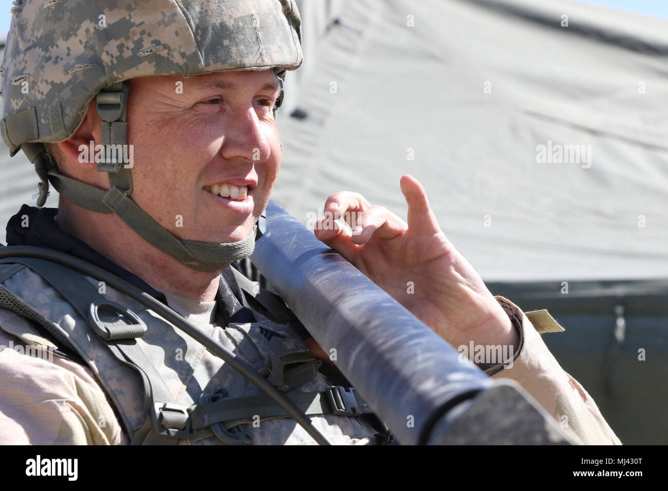 Sgt. Wayne Navolt, a combat medic assigned to the 114th Medical ...