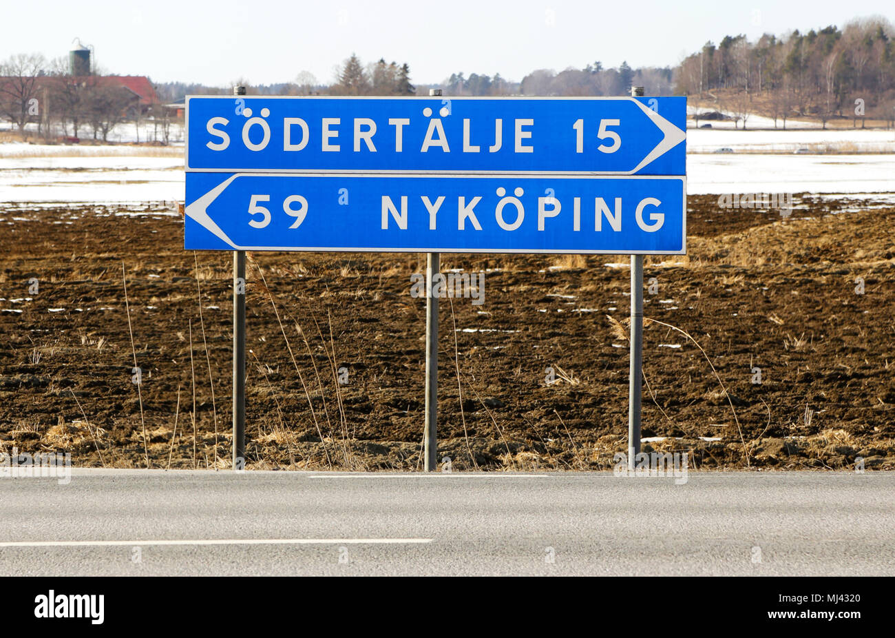 59 road sign hi-res stock photography and images - Alamy