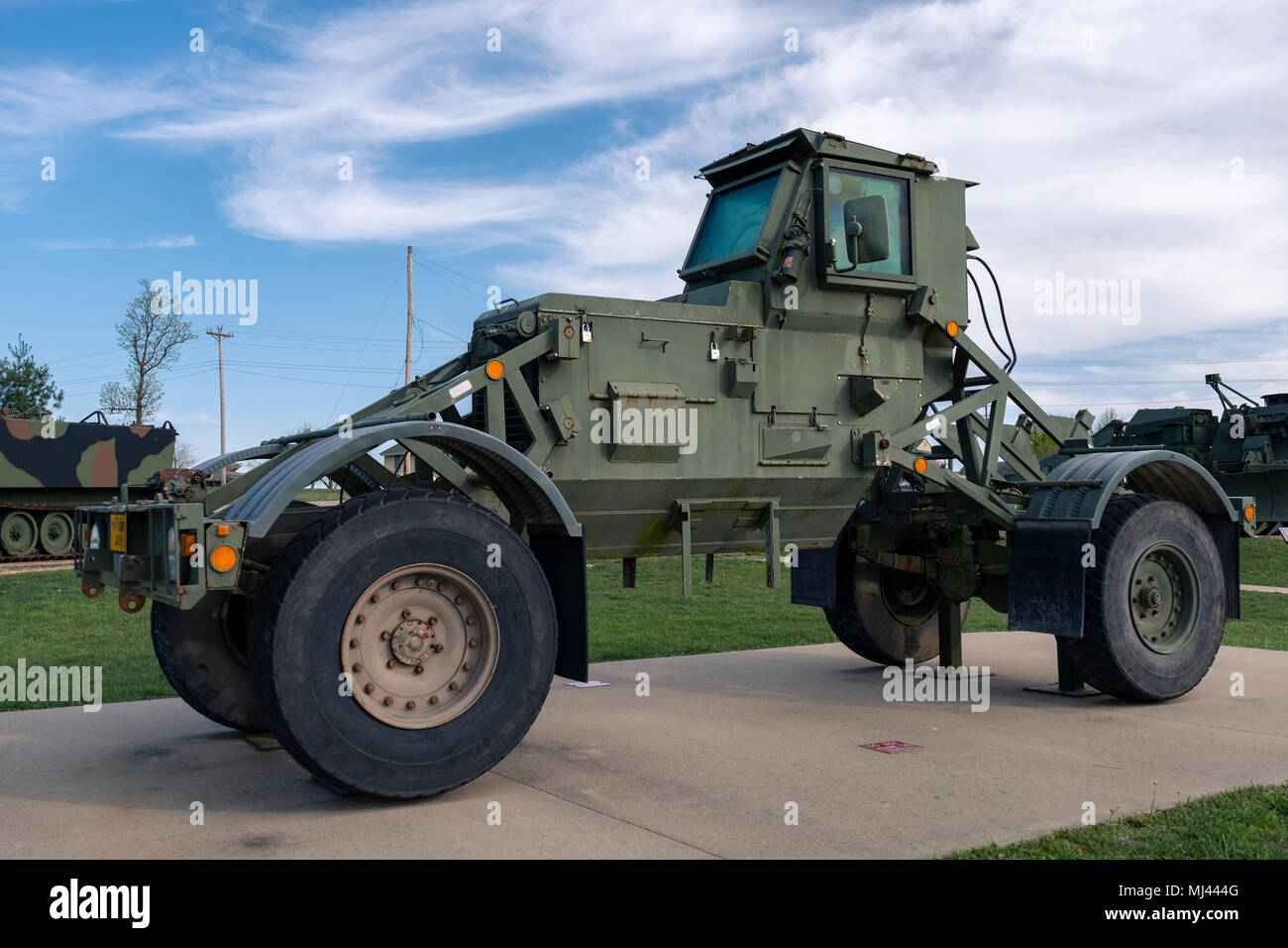 FORT LEONARD WOOD, MO-APRIL 29, 2018: Husky MK I Mine Detection Vehicle ...