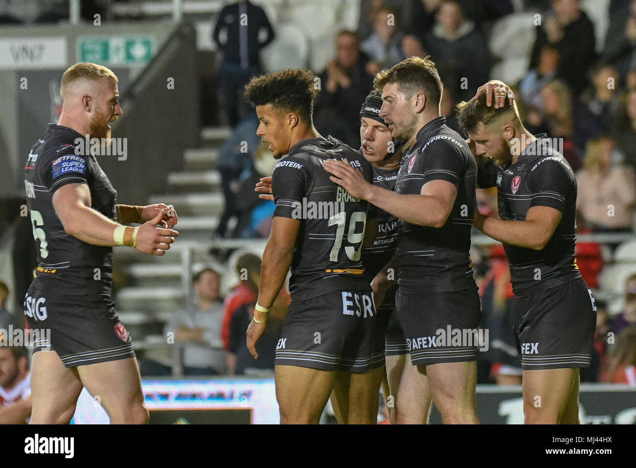 3rd May 2018, Totally Wicked Stadium, St Helens, England; Betfred Super ...