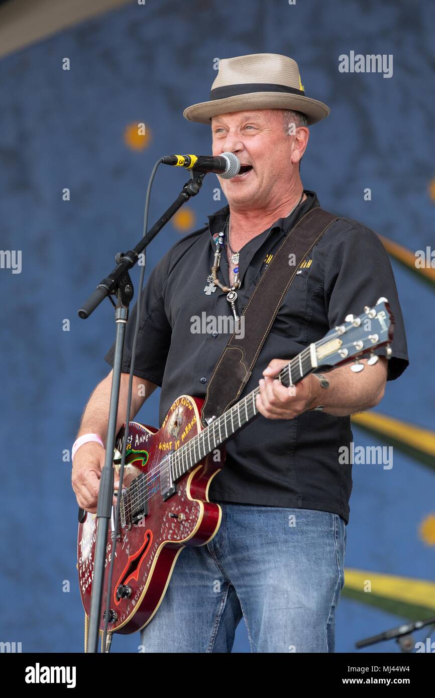 New Orleans, Louisiana, USA. 3rd May, 2018. PAUL SANCHEZ of Paul ...