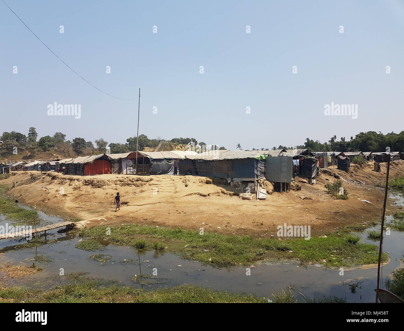 Myanmar border fence hi-res stock photography and images - Alamy