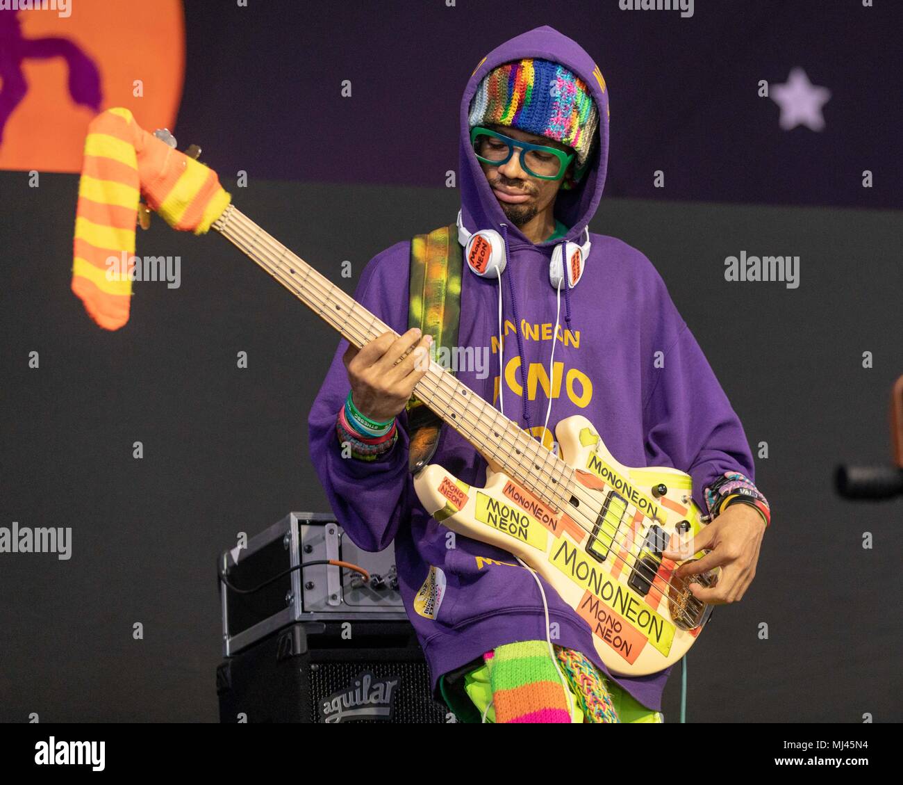 New Orleans, Louisiana, USA. 3rd May, 2018. MONONEON (DWAYNE THOMAS JR ...