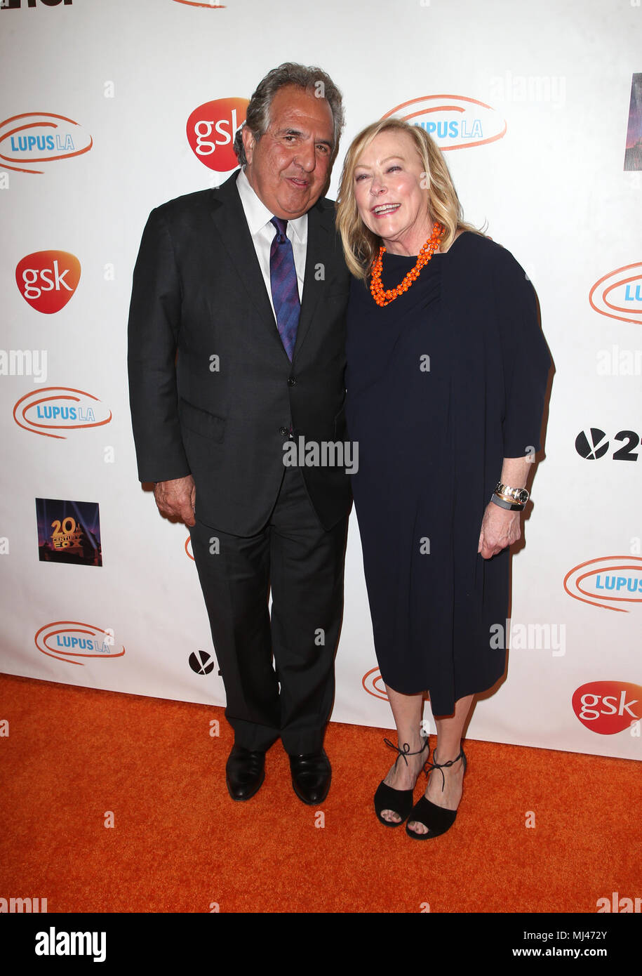 Beverly Hills, Ca. 3rd May, 2018. Jim Gianopulos, Nancy Utley, at the ...