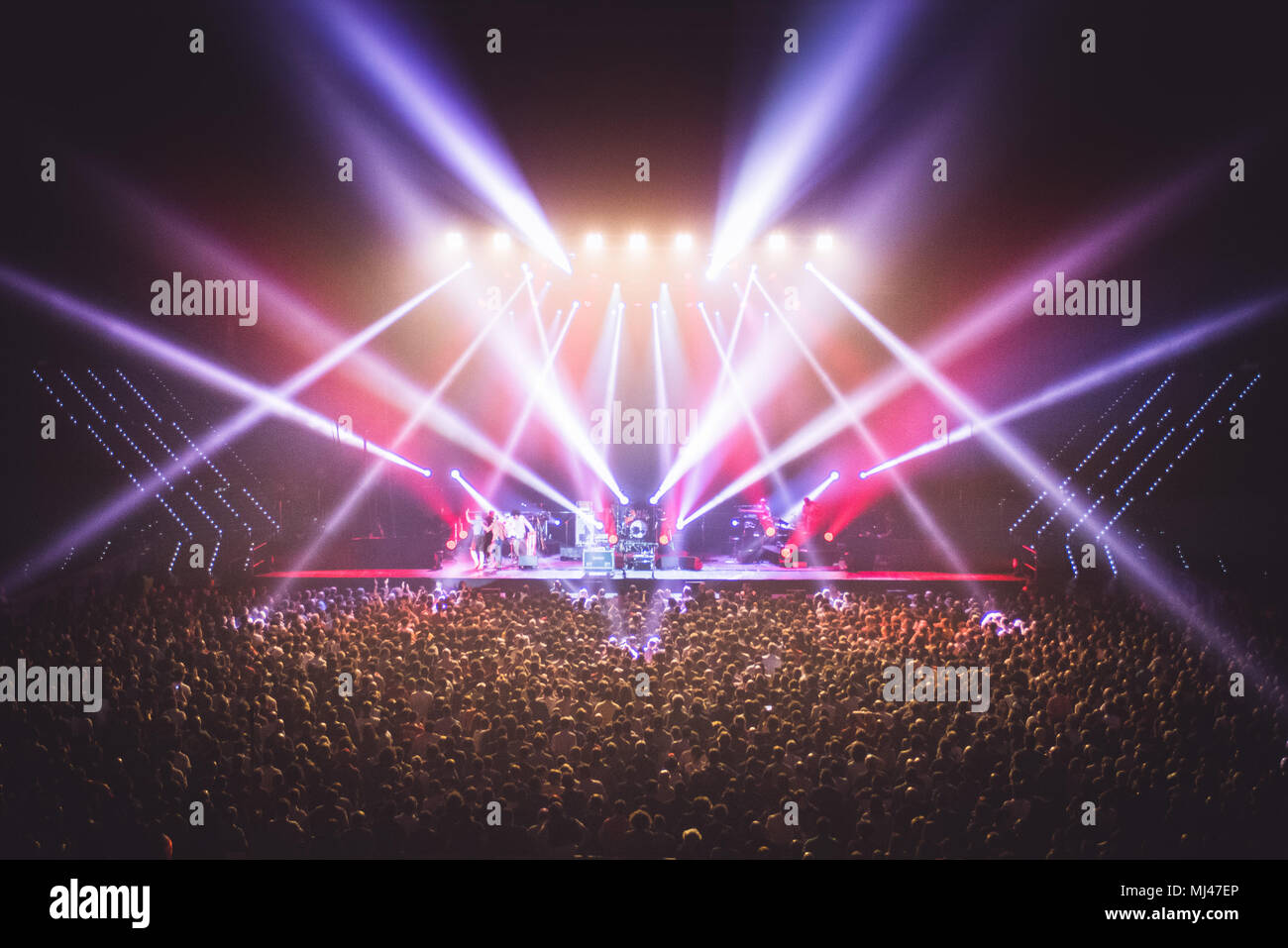 Turin, Italy, 2018 May 3rd: The Italian comic rock band Elio e Le ...