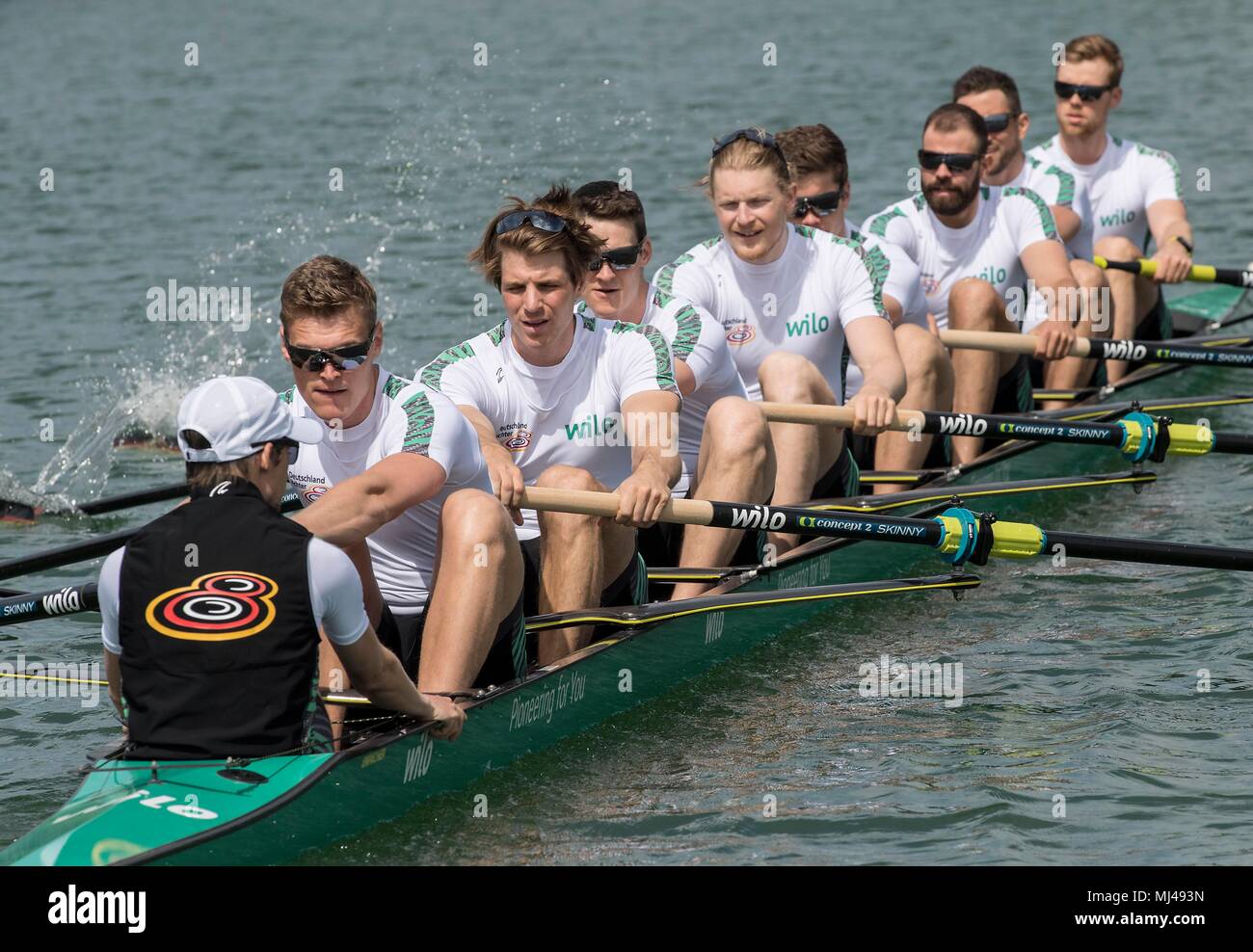 the helm Martin SAUER, batsman Hannes OCIK, Richard SCHMIDT, Malte ...