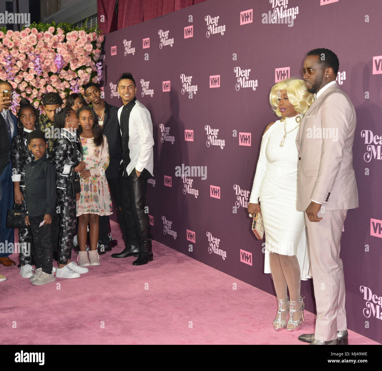 Los Angeles, Ca, USA. 03rd May, 2018. P. Diddy, Janice Combs at the VH1 ...