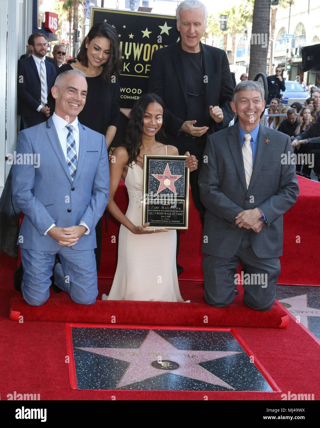 Los Angeles, CA, USA. 3rd May, 2018. Mitch OFarrell, Mila Kunis, Zoe ...