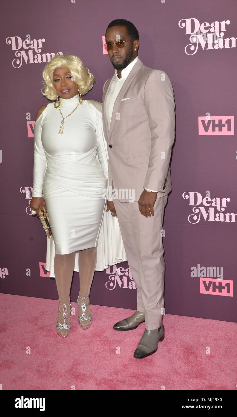Los Angeles, Ca, USA. 03rd May, 2018. P. Diddy, Janice Combs at the VH1 ...