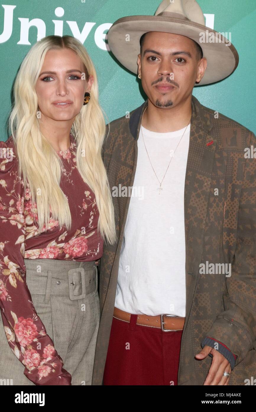 Ashlee Simpson Ross, Evan Ross at arrivals for NBCUniversal Summer ...