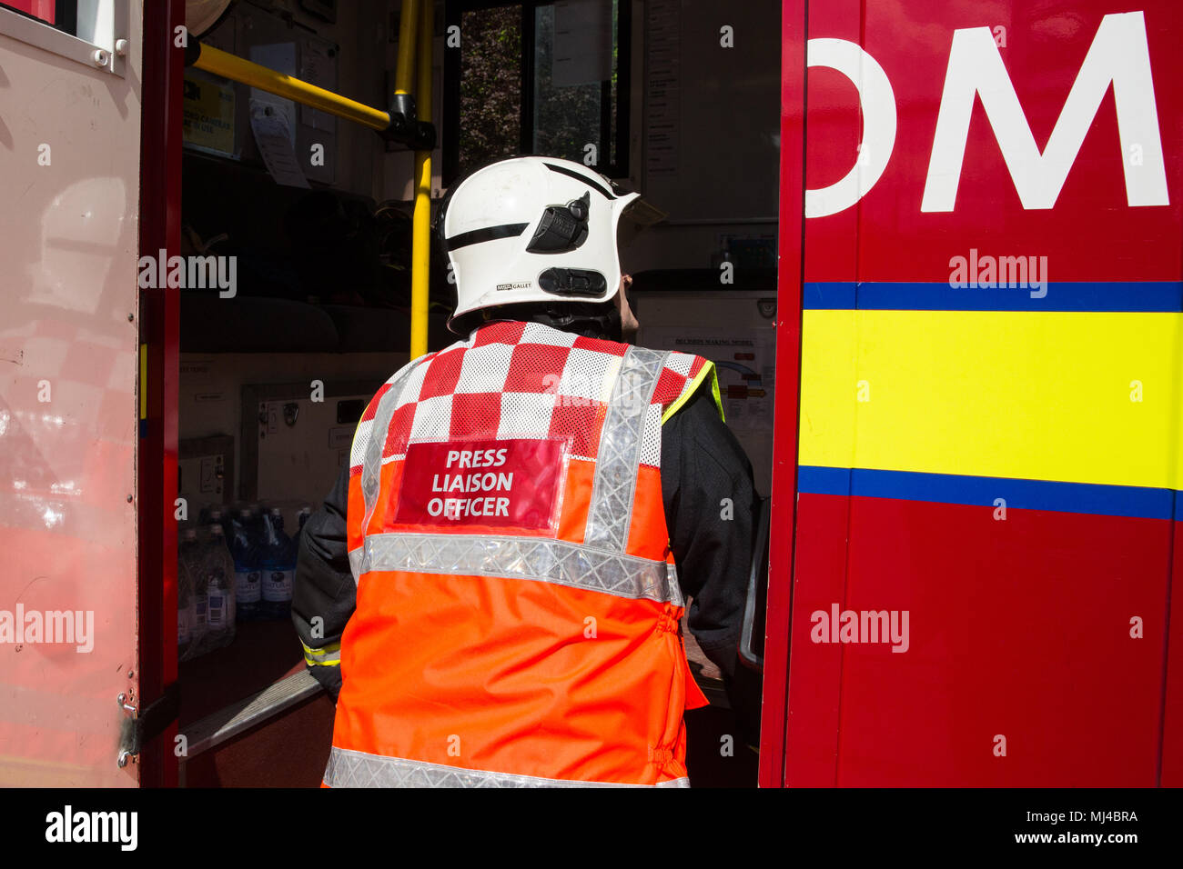Fire brigade command unit hi-res stock photography and images - Alamy