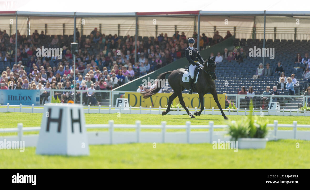 Gloucestershire, UK. Badminton Horse trials Lydia Hammon England Credit ...
